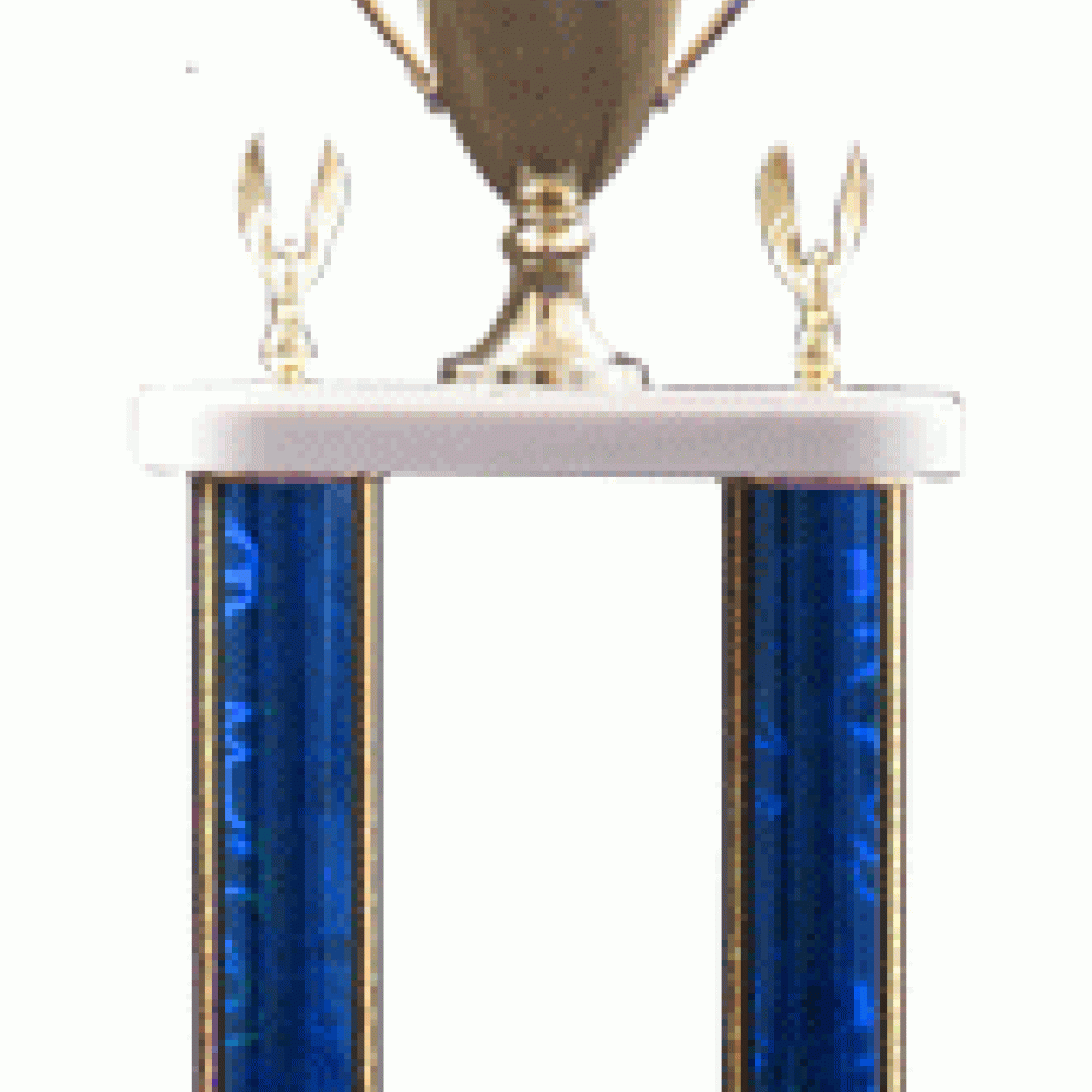 Basketball 2 Post Trophy