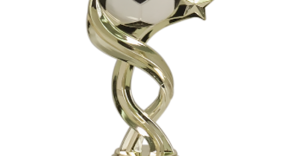 Twisted Sport Soccer Trophy
