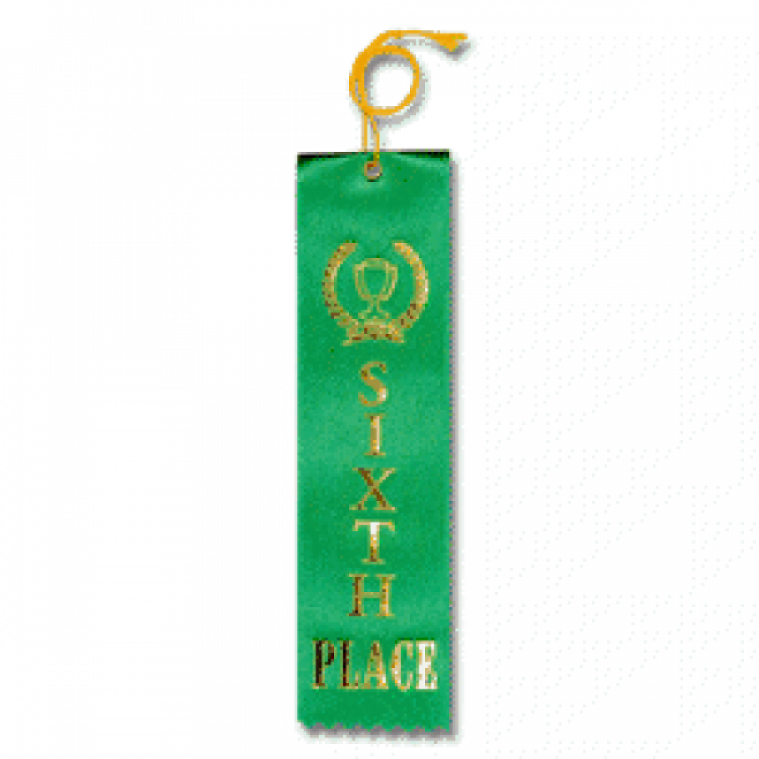 STRB21C - 6th Place Stock Carded Ribbon