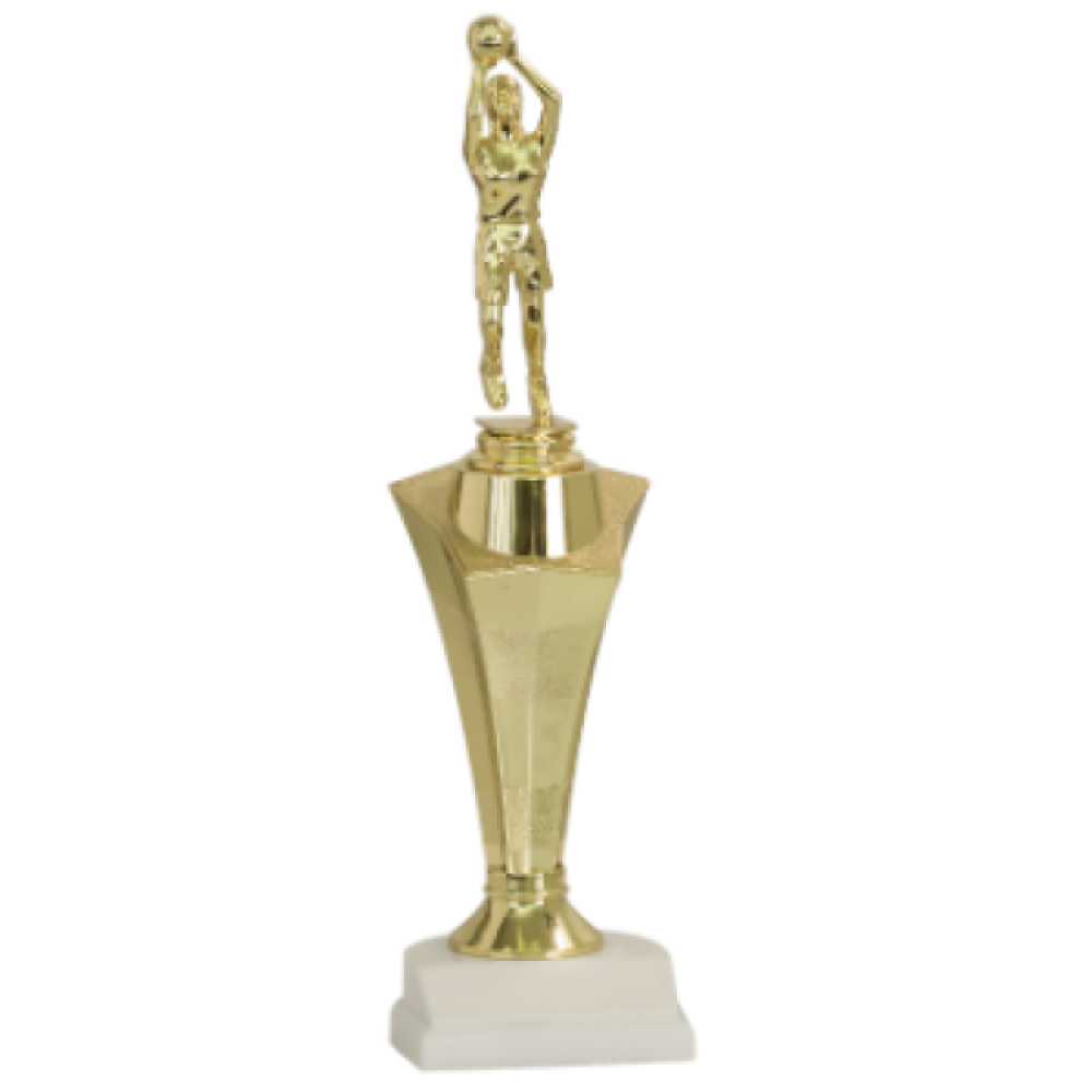 Star Column Riser Basketball Trophy
